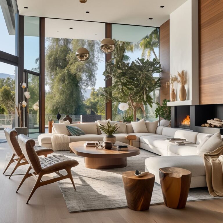Contemporary Calm: Luxurious and Light-Filled Living Rooms