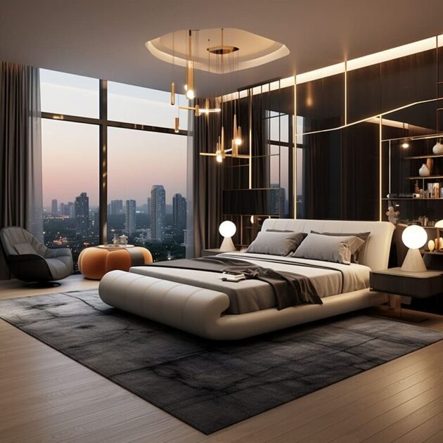 Modern Luxury Master Bedroom with a Minimalist Touch | FH