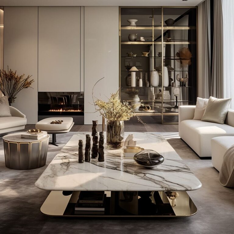 The Coffee Table: A statement piece of Luxury Living Room