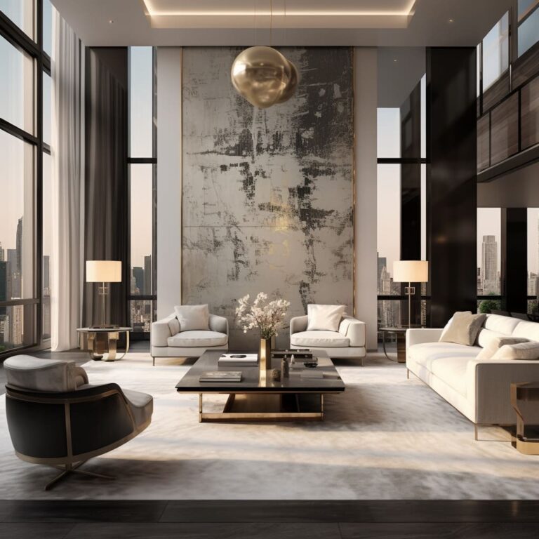Contemporary Luxury Penthouse Interior Design | FH