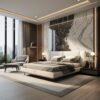 Master Bedroom Designs with Marble Headboards | Fancy House