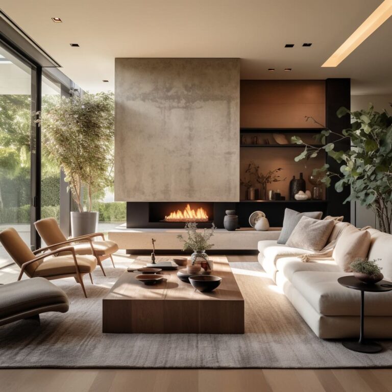 Contemporary Calm: Luxurious and Light-Filled Living Rooms