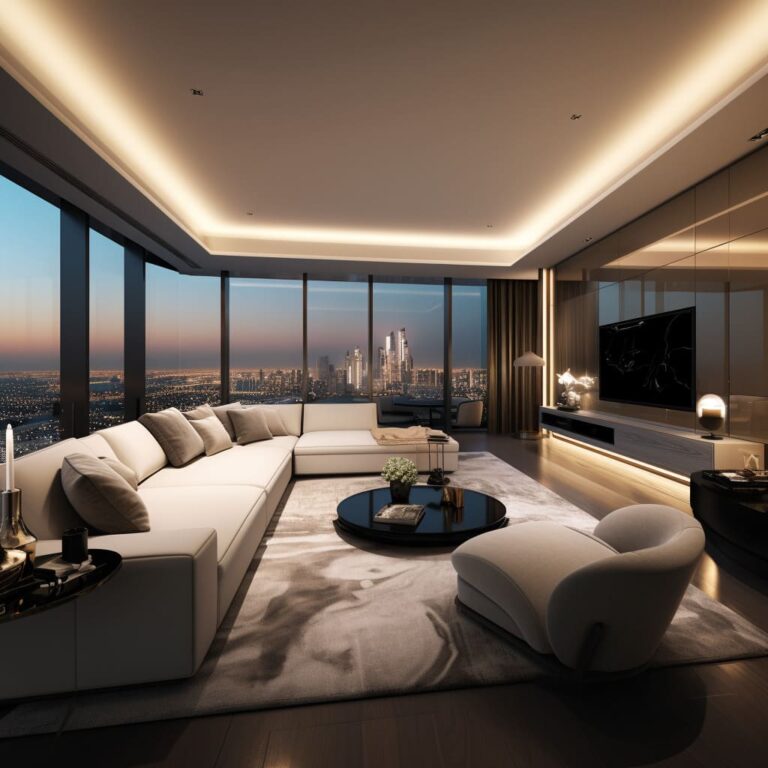 Maximizing Elegance in Spacious Living Room Interiors