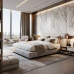Master Bedroom Designs with Marble Headboards | Fancy House