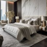 Master Bedroom Designs with Marble Headboards | Fancy House