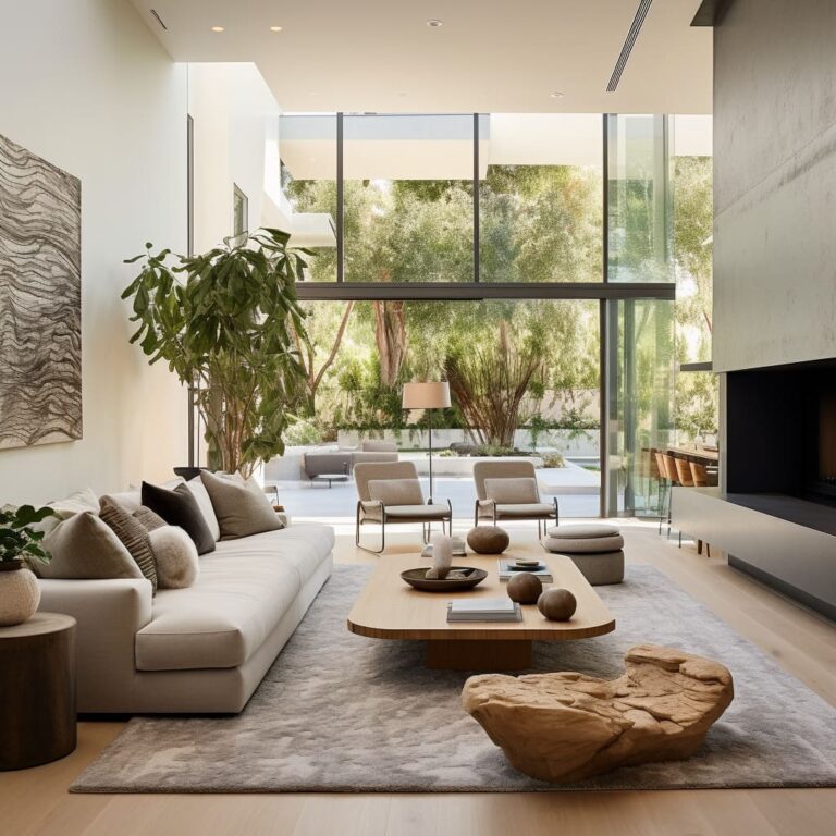 Contemporary Calm: Luxurious and Light-Filled Living Rooms