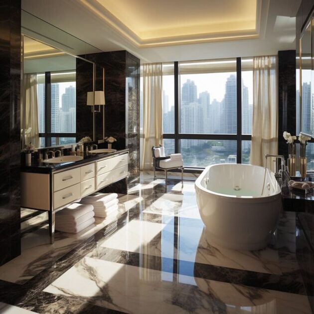 12 Luxury of Modern Master Bathroom Interior Designs | FH