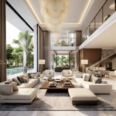 Modern Luxury: Spacious Elegance in House Interior Designs