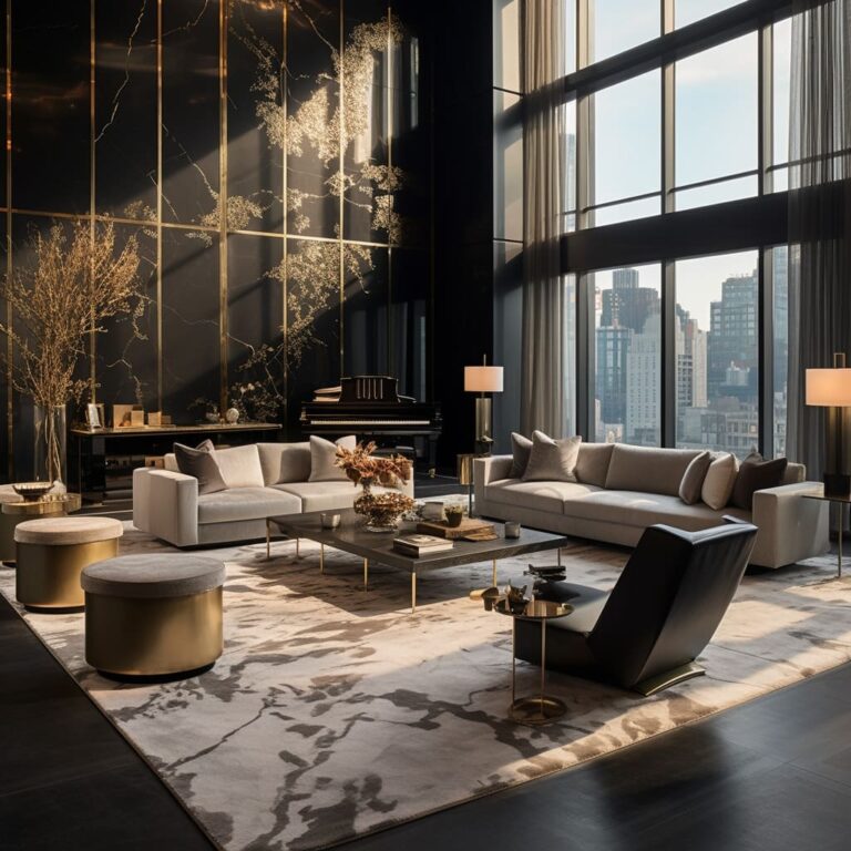 Contemporary Luxury Penthouse Interior Design | FH