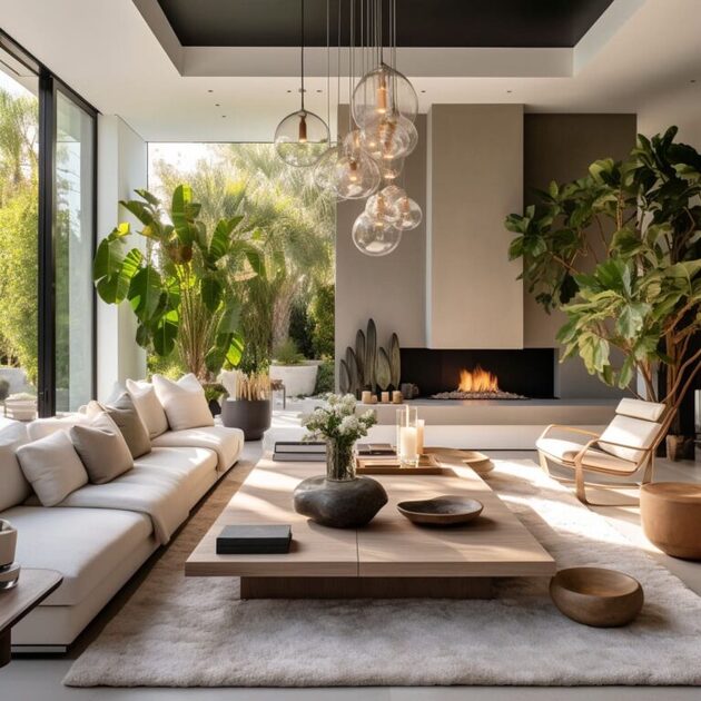 Contemporary Calm: Luxurious and Light-Filled Living Rooms
