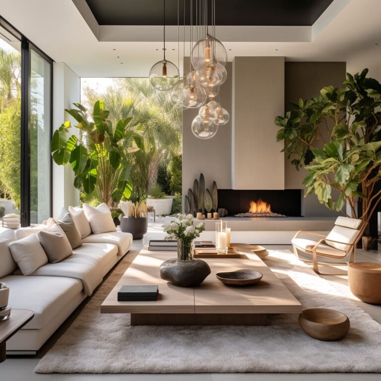 Contemporary Calm: Luxurious and Light-Filled Living Rooms