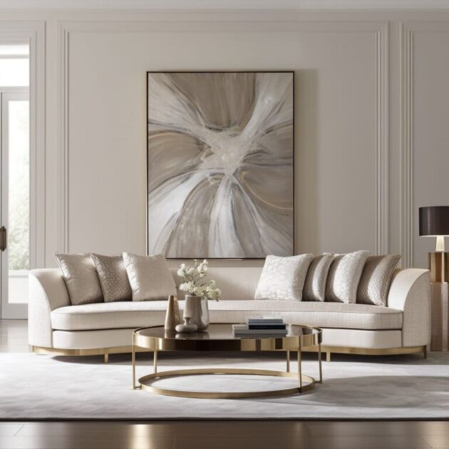Timeless Tranquility: Luxury Living Room Interior Design