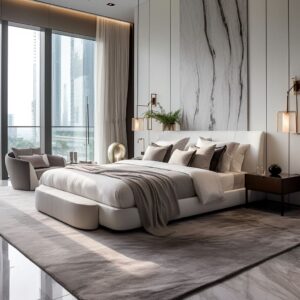 Master Bedroom Designs with Marble Headboards | Fancy House