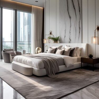 Master Bedroom Designs with Marble Headboards | Fancy House