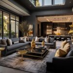 Luxury Gray Living Room Interior Design Ideas | FH