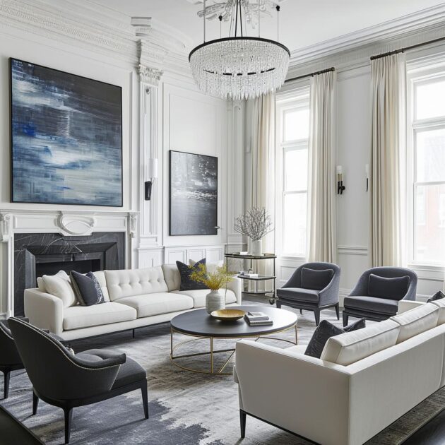 Timeless & Trend: Transitional Style in Living Room Design