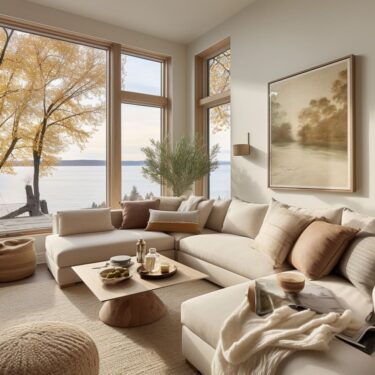 Modern Lakeside Living Interior Design by the Water's Edge