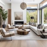 Modern Fresh Interior Design: Open Layout, Texture, Lighting