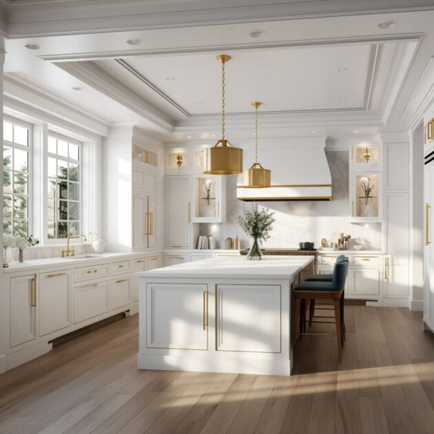 Elegant Kitchens with Island Where Tradition Meets Modernity