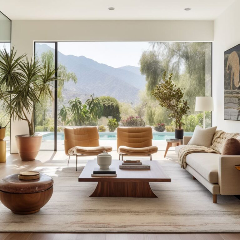 Modern Fresh Interior Design: Open Layout, Texture, Lighting