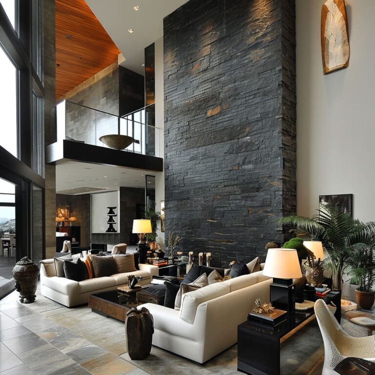 Luxury House Interior Design Ideas with Natural Stone | FH