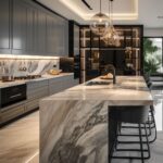 The Power of Marble Chick Kitchen Interior Design | FH