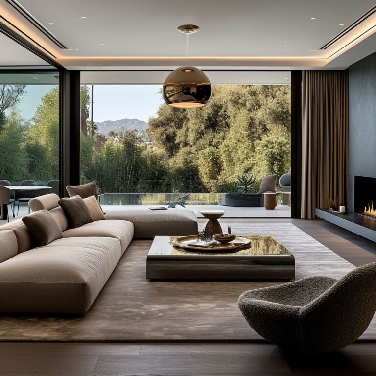 Luxury Modern Minimalist Living room Interior Design Ideas