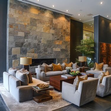 Luxury House Interior Design Ideas with Natural Stone | FH