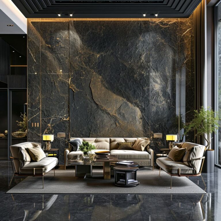 Luxury House Interior Design Ideas with Natural Stone | FH