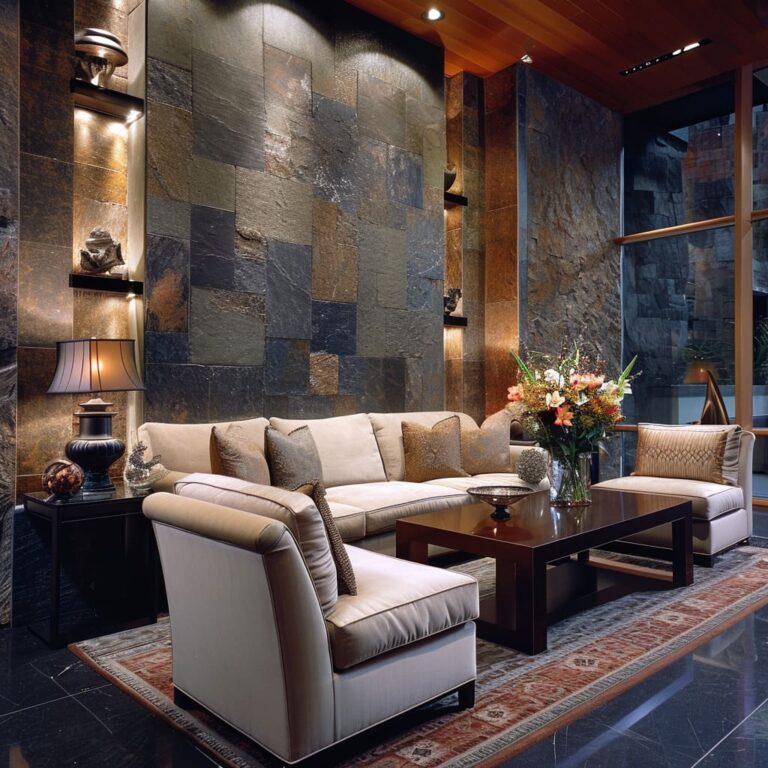 Luxury House Interior Design Ideas with Natural Stone | FH