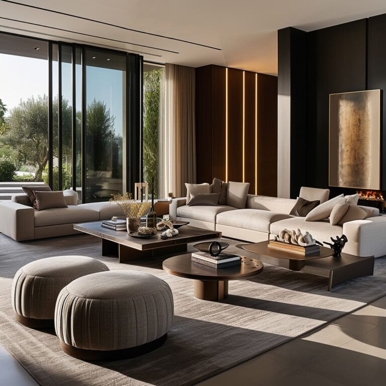 Luxury Modern Minimalist Living room Interior Design Ideas
