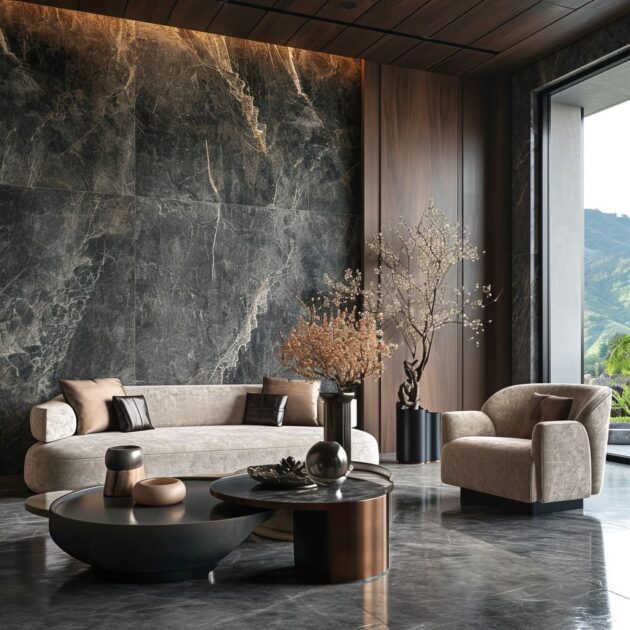 Luxury House Interior Design Ideas with Natural Stone | FH