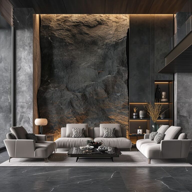 Luxury House Interior Design Ideas with Natural Stone | FH