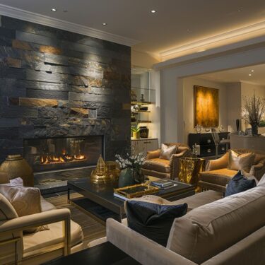 Luxury House Interior Design Ideas with Natural Stone | FH