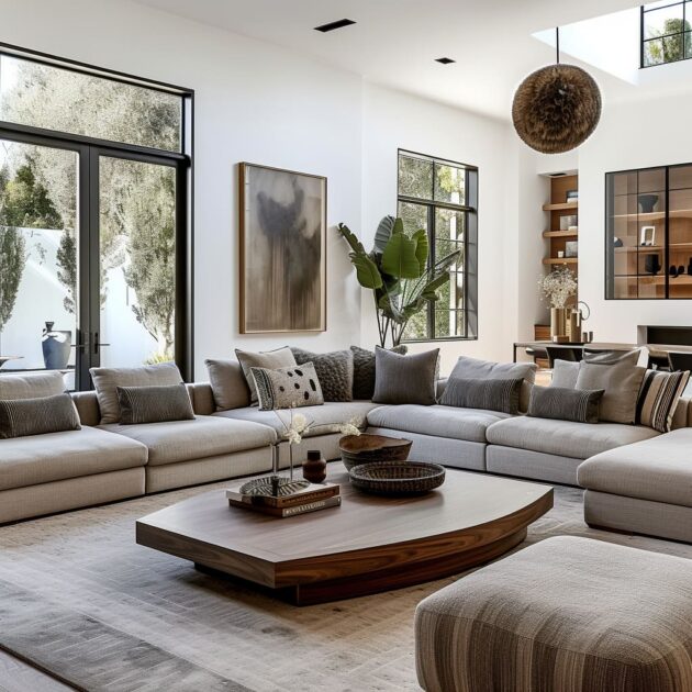 Minimalist Elegance in Neutral Toned Contemporary Design