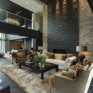 Luxury House Interior Design Ideas with Natural Stone | FH