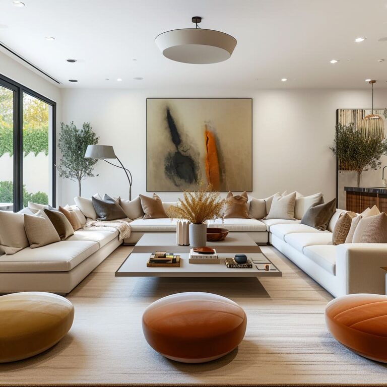 The Contemporary Livin room Interior Design Guide | FH