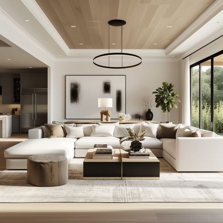 Minimalist Elegance in Neutral Toned Contemporary Design