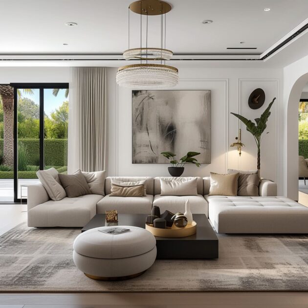 Minimalist Elegance in Neutral Toned Contemporary Design