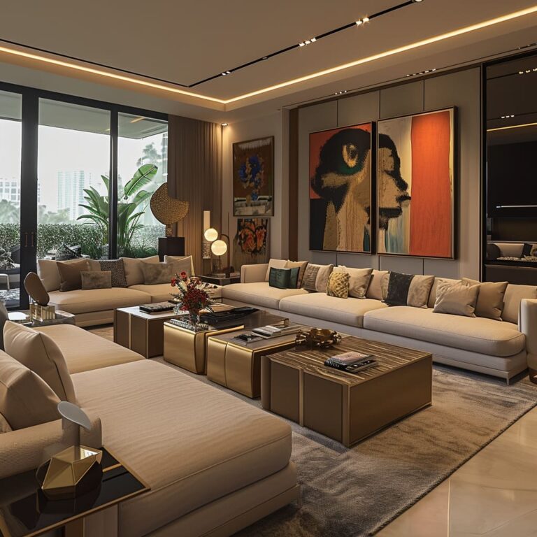 The Contemporary Livin room Interior Design Guide | FH