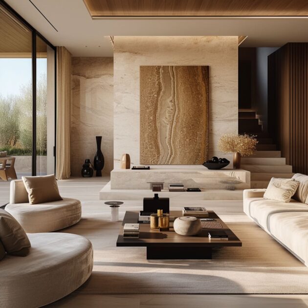 Travertine and Limestone in Luxury Modern Interiors | FH