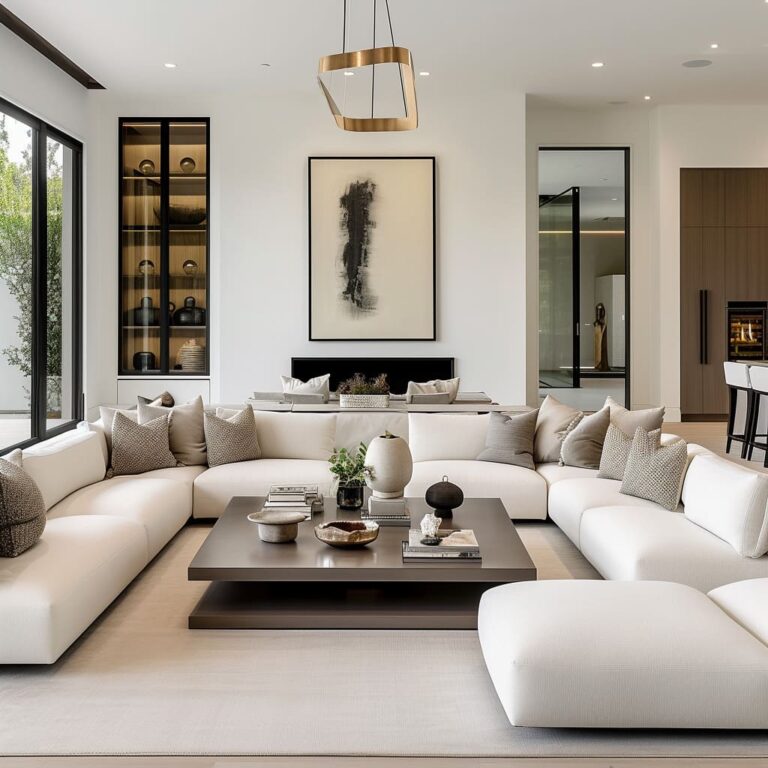 Minimalist Elegance in Neutral Toned Contemporary Design