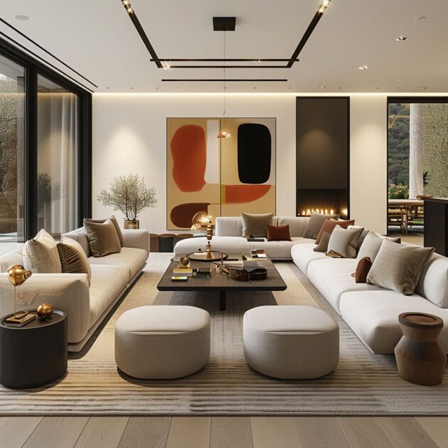 The Contemporary Livin room Interior Design Guide | FH