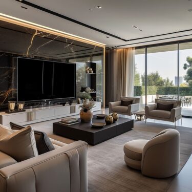 Designing Living Room Around Modern Television Experience