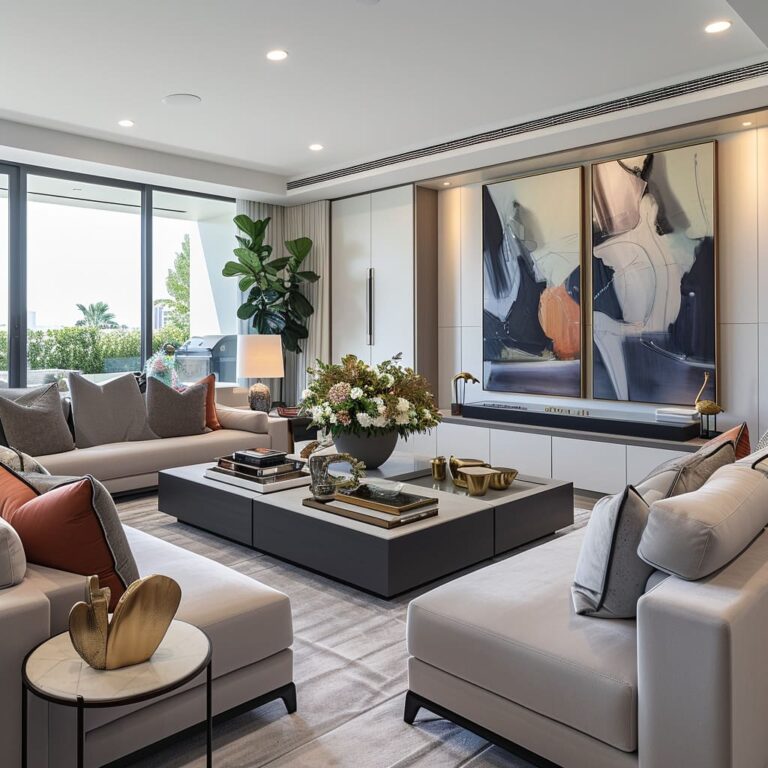 The Contemporary Livin room Interior Design Guide | FH