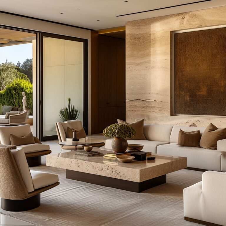Travertine and Limestone in Luxury Modern Interiors | FH