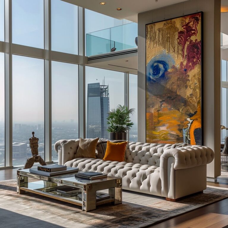 Chesterfield Sofas in Contemporary Living room Interiors