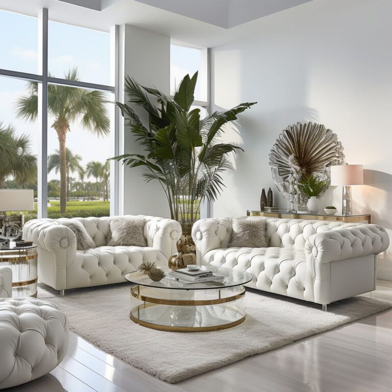 Chesterfield Sofas in Contemporary Living room Interiors