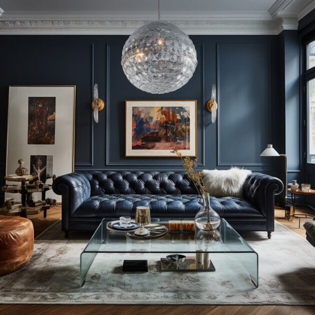 Chesterfield Sofas in Contemporary Living room Interiors