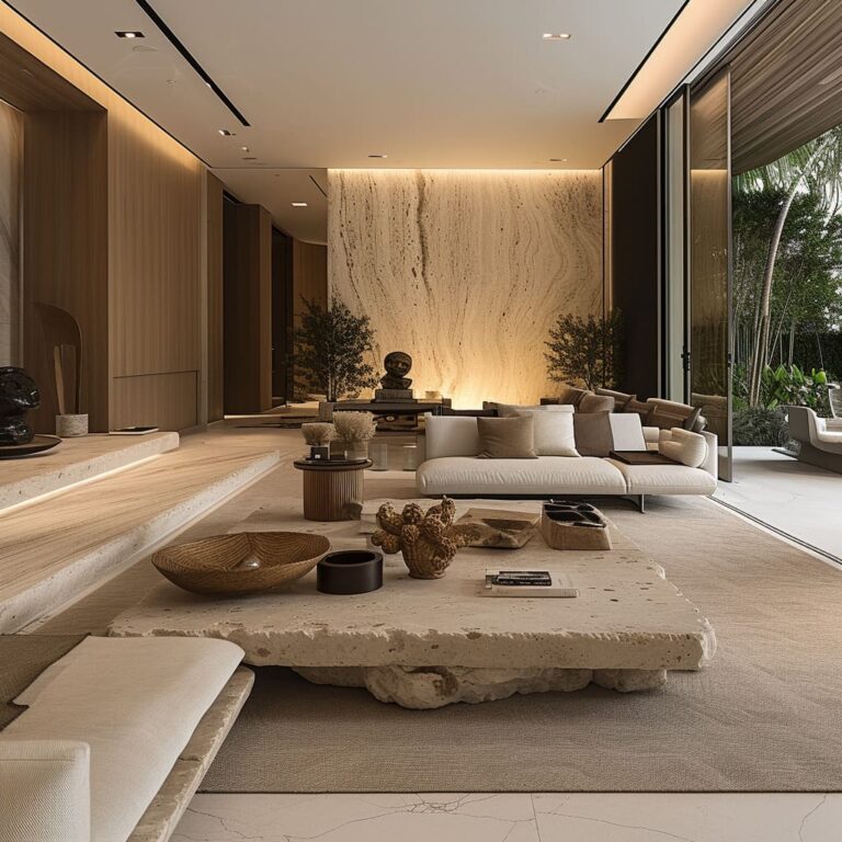 Travertine and Limestone in Luxury Modern Interiors | FH